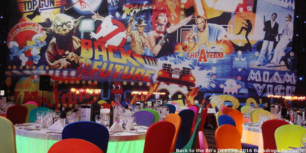 80's Backdrop - 80's Themed Events - Backdrops Fantastic