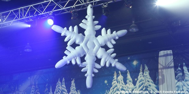 Inflatable Snowflakes 3M | Backdrops Fantastic Australia