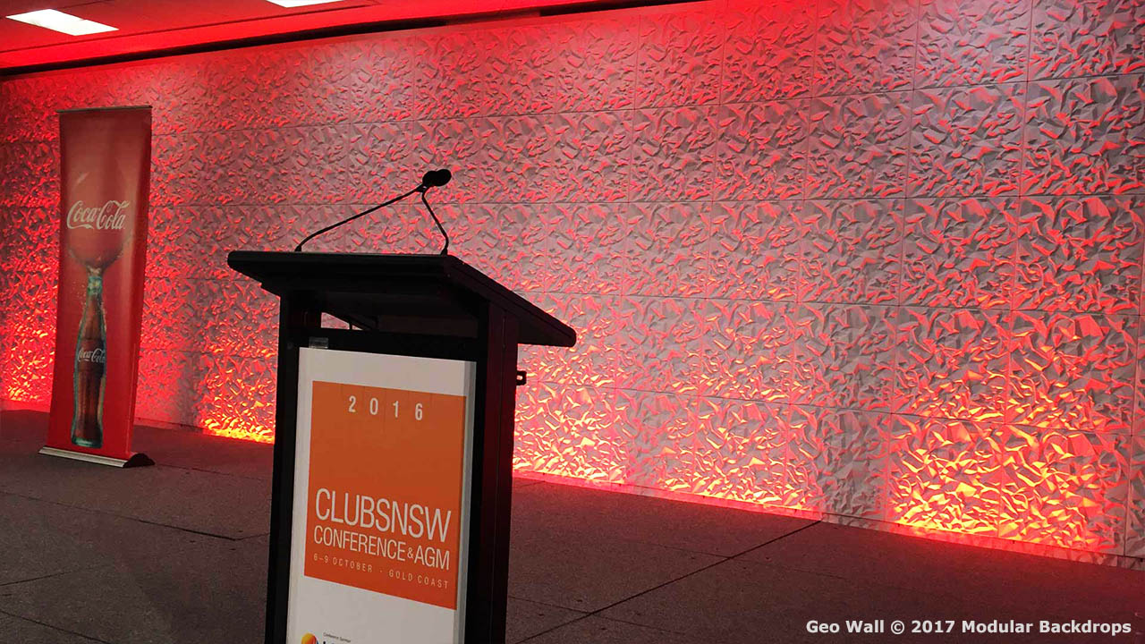 Geo Wall - Modular Stage Set | Backdrops Fantastic Australia